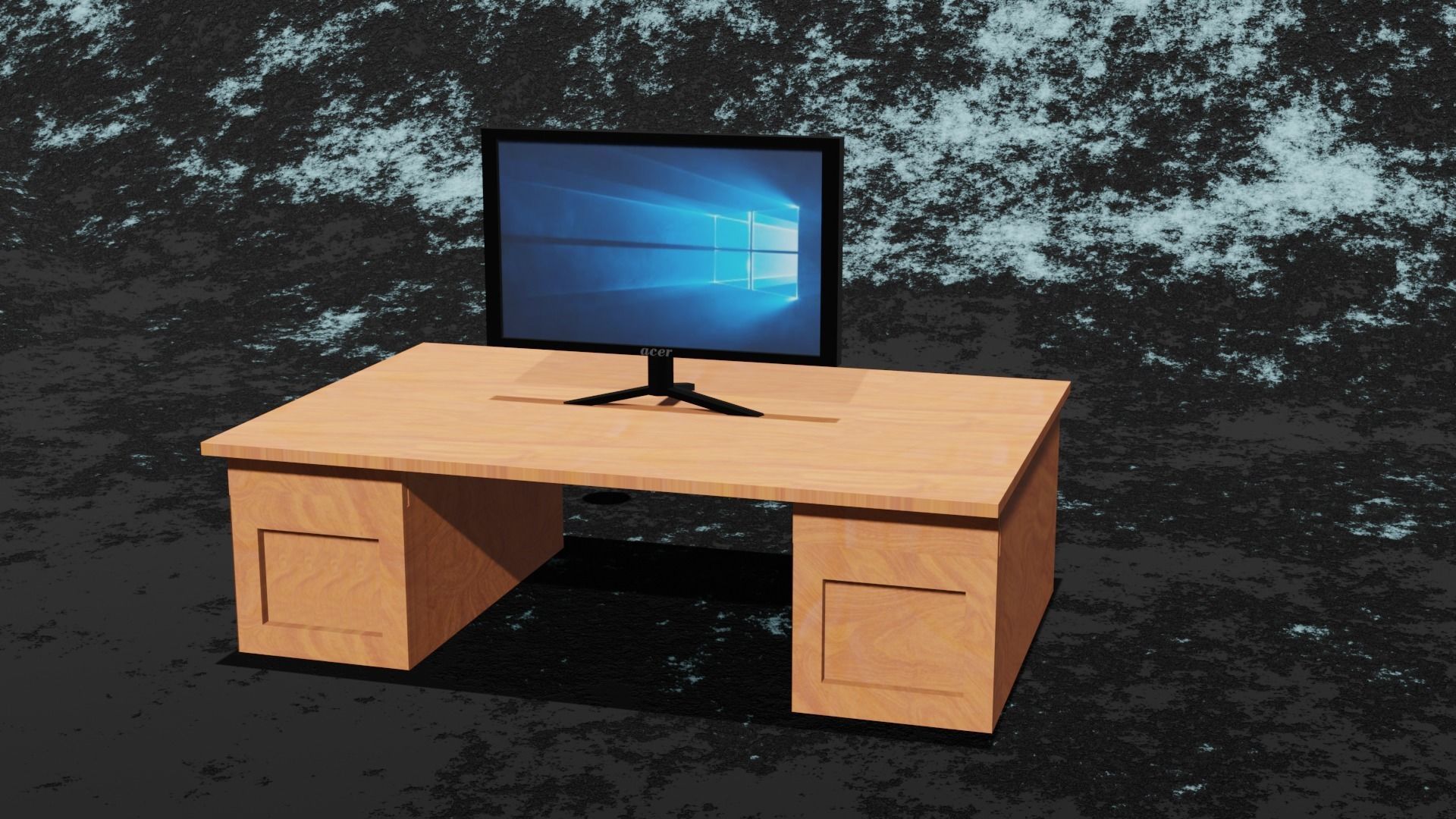 office desk monitor Texture animated | CGTrader