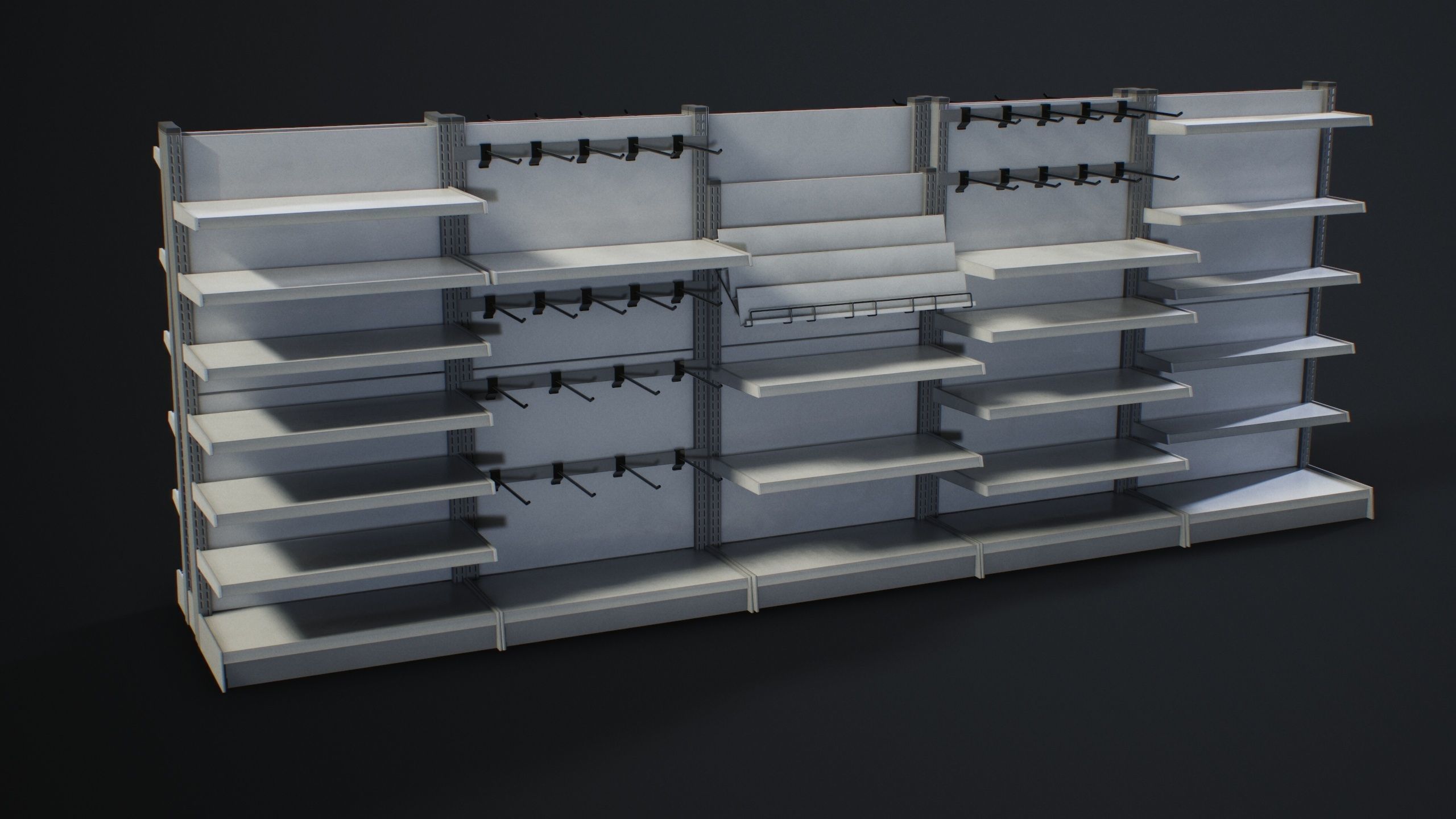 3D model 10 Convenience Store Shelves VR / AR / low-poly | CGTrader
