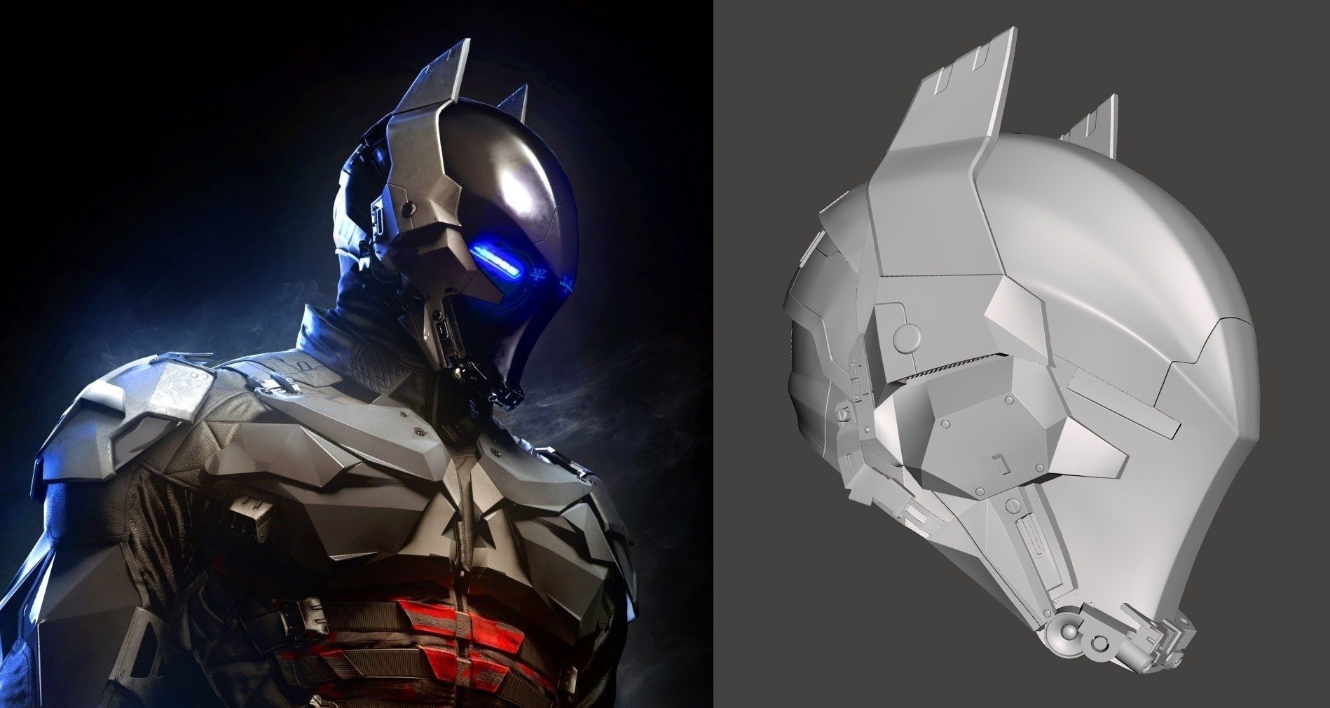 Arkham Knight helmet - Red hood 3D model 3D printable | CGTrader