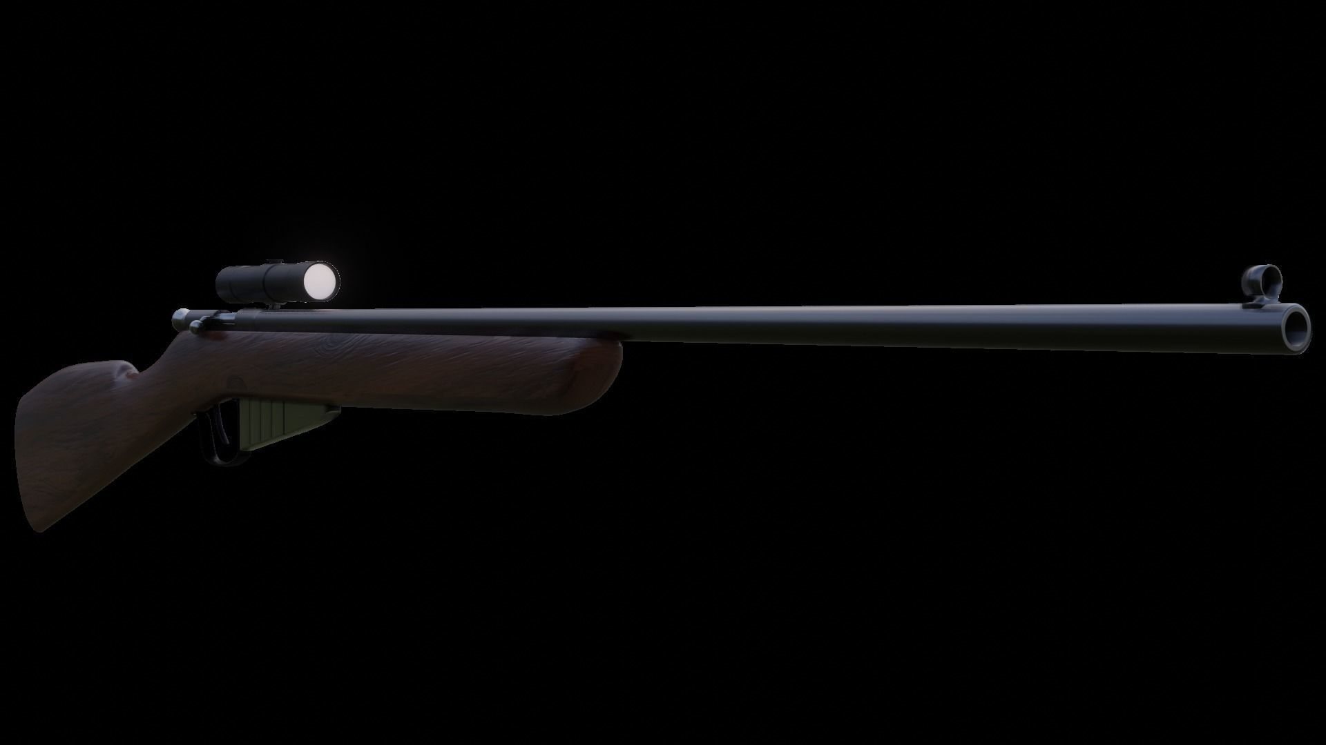 3D model WW2 Sniper Rifle Mosin Nagant Style VR / AR / low-poly | CGTrader