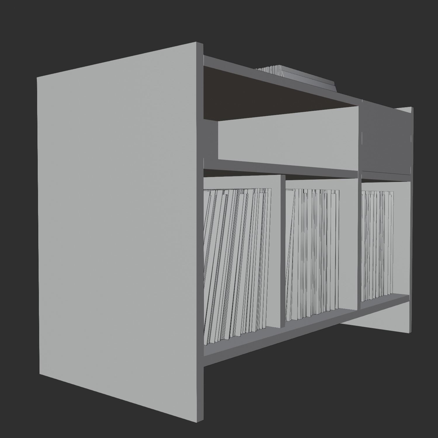 Vinyl Storage Mini PBR 3D model | CGTrader