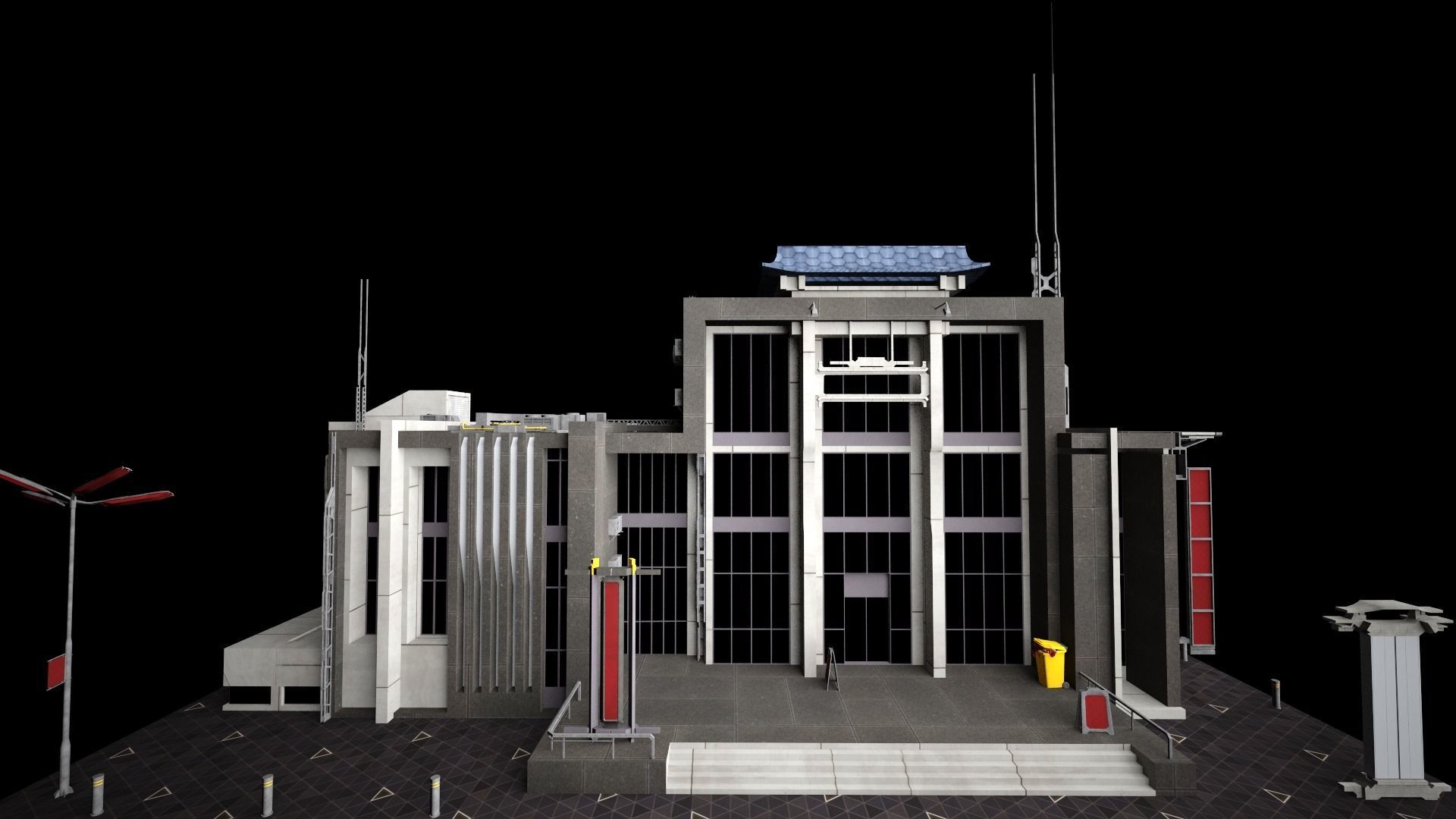 REALISTIC BUILDING NEW SHANGHAI HIGH POLY 3D model | CGTrader