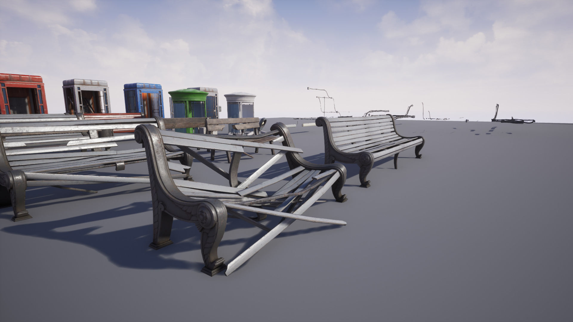 3D model Street Prop Pack VR / AR / low-poly | CGTrader