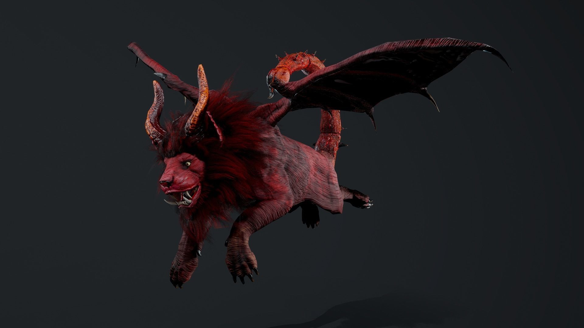 3D model Manticore UE4 and Unity VR / AR / low-poly | CGTrader