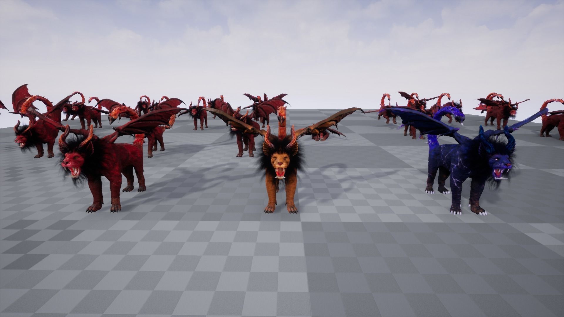 3D model Manticore UE4 and Unity VR / AR / low-poly | CGTrader