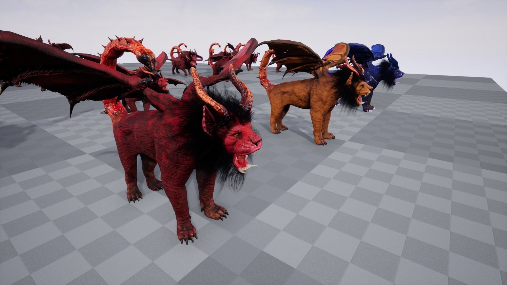 3D model Manticore UE4 and Unity VR / AR / low-poly | CGTrader