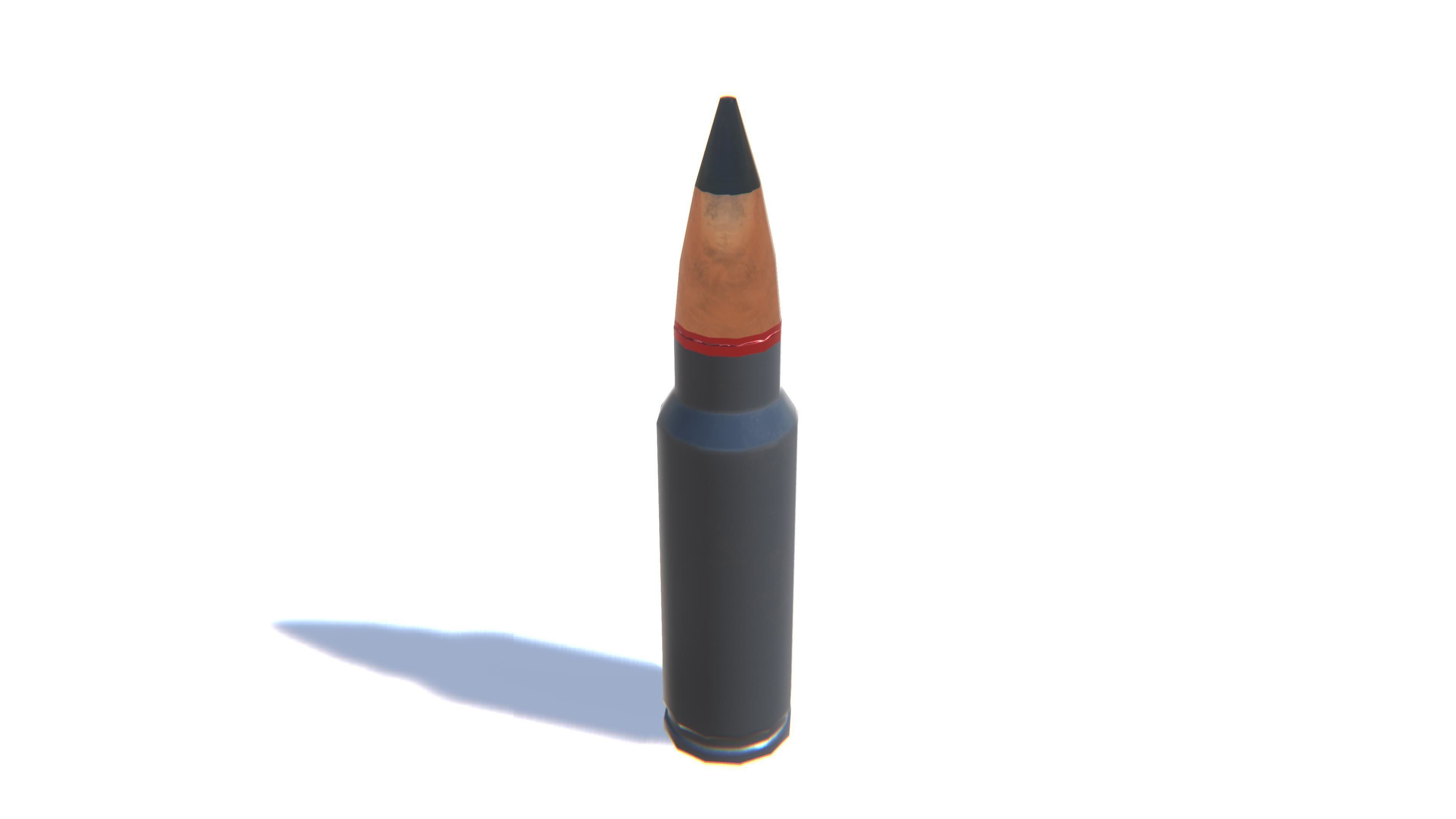 3D model 9x39 Ammo VR / AR / low-poly | CGTrader