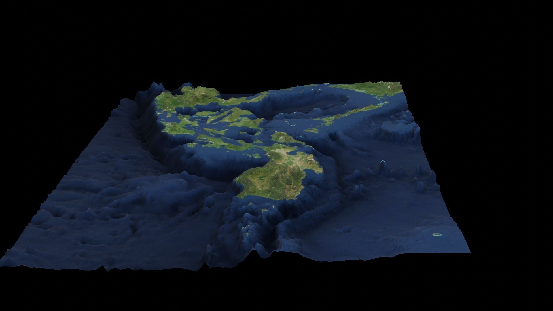 Philippines 3D Map Model OBJ FBX DAE STL PLY MTL Texture | CGTrader