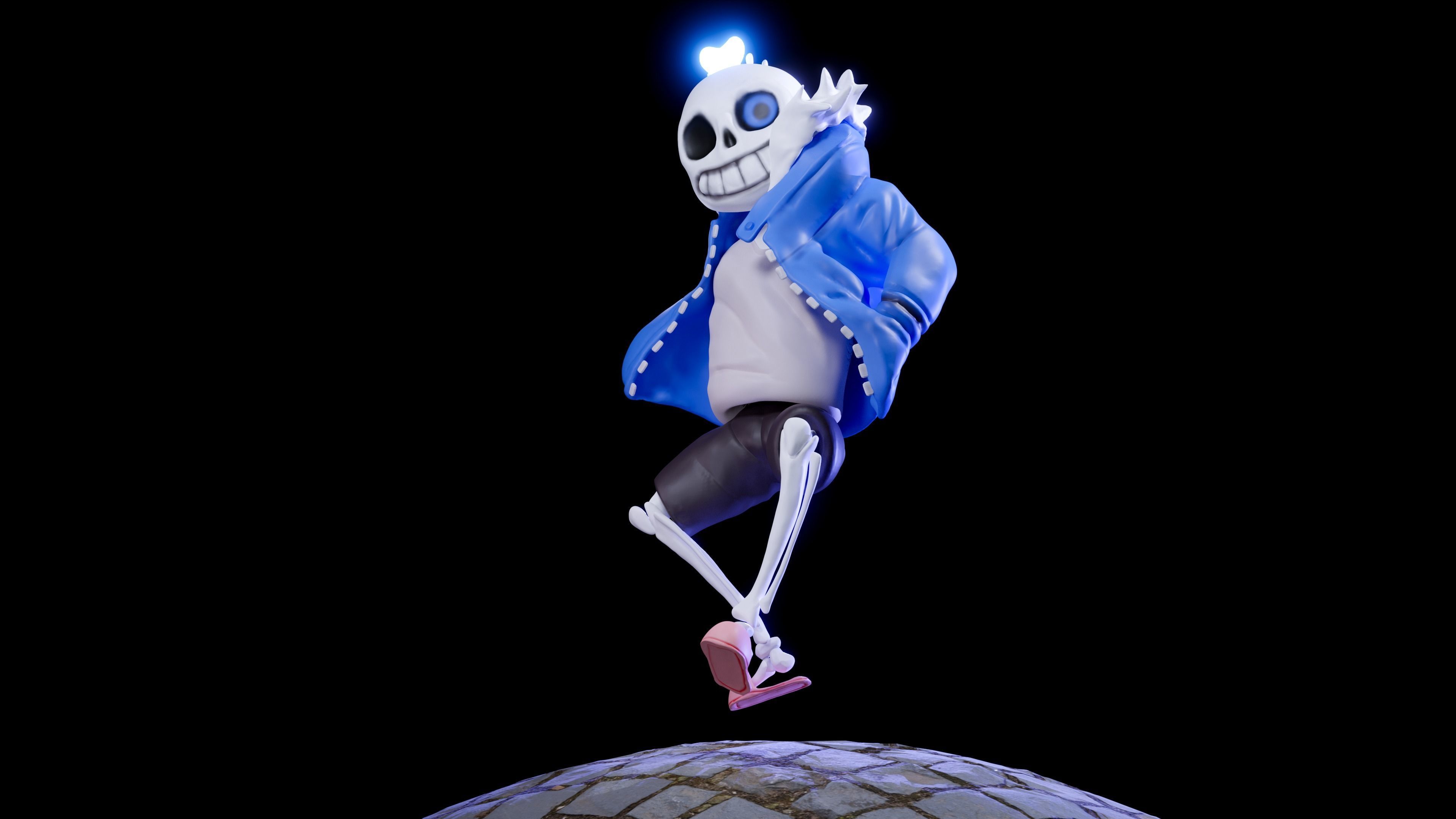 Sans Undertale free 3D model 3D printable | CGTrader