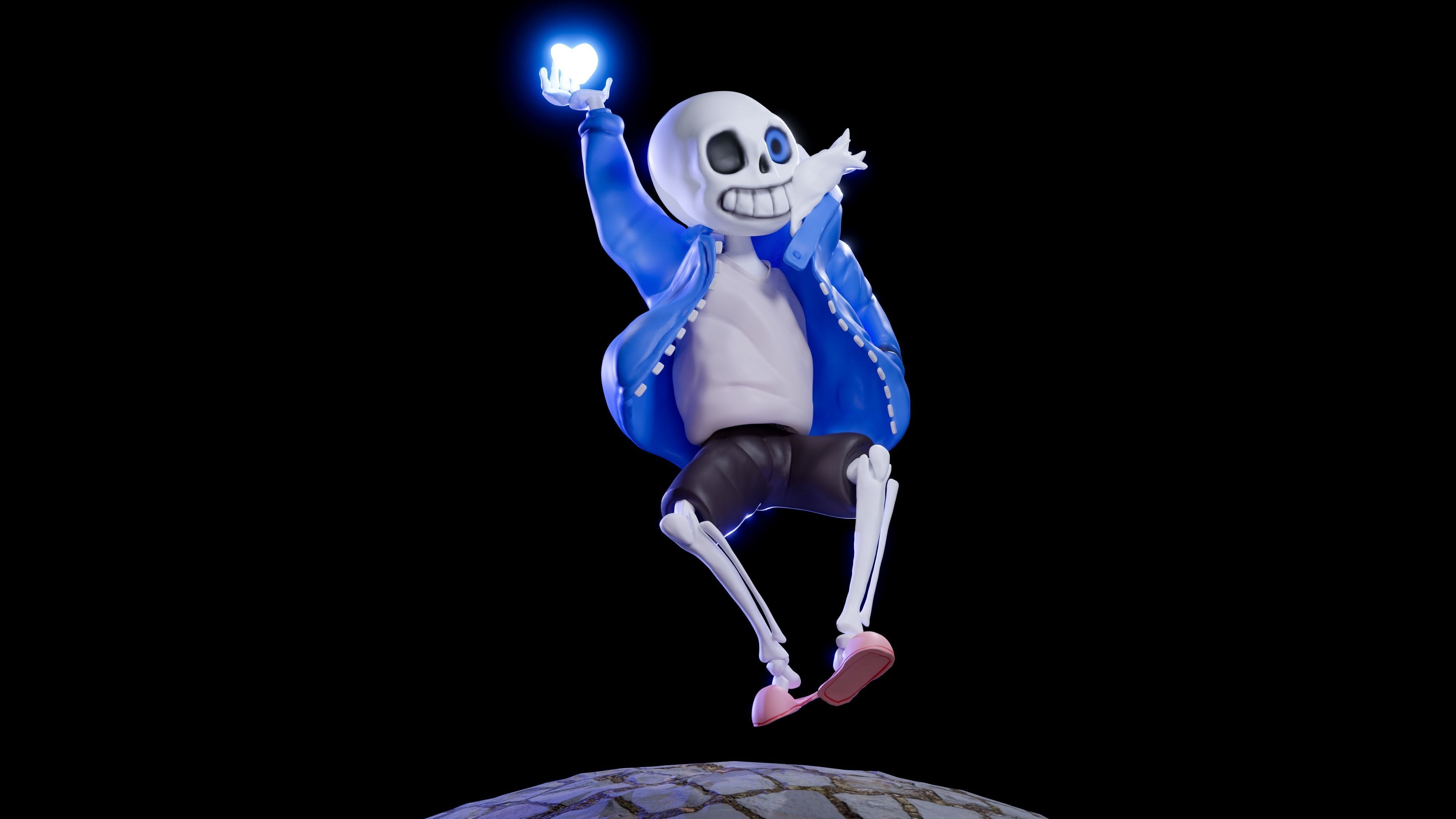 Sans Undertale free 3D model 3D printable | CGTrader