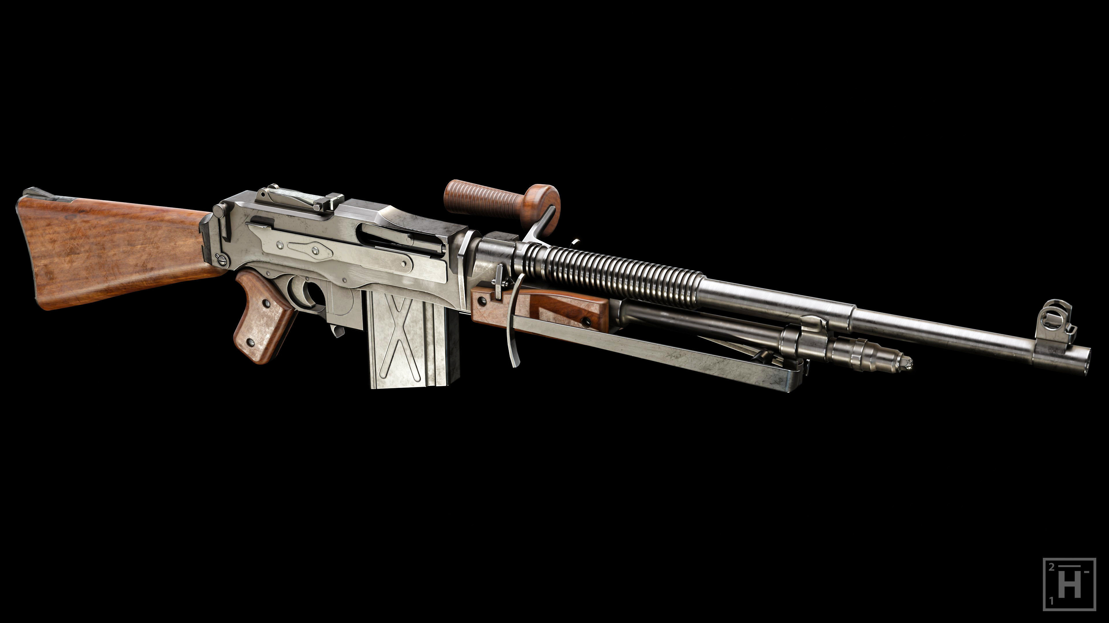 3D model FN Model-D world war ii rifle VR / AR / low-poly | CGTrader