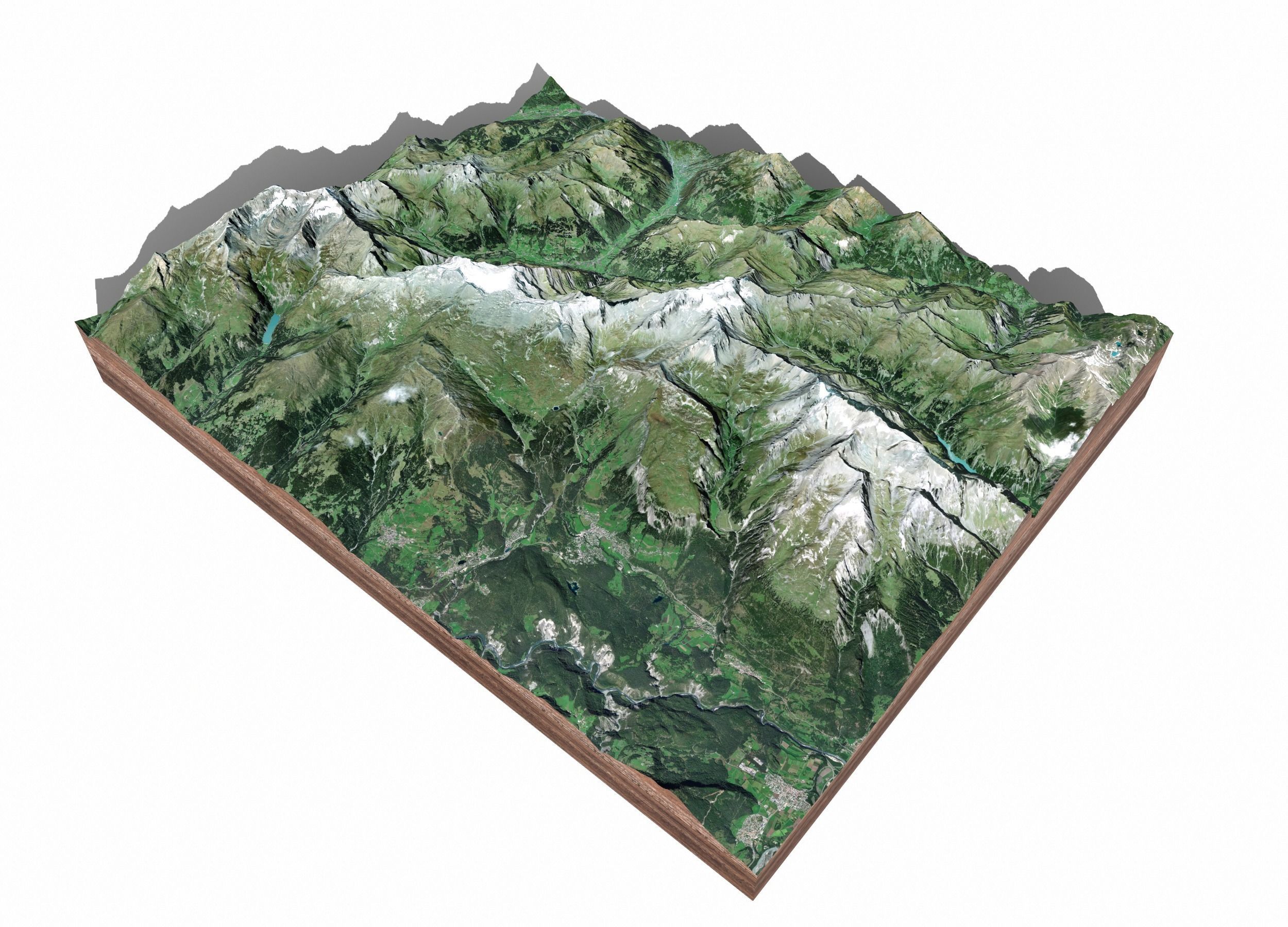Mountain landscape 3D model | CGTrader