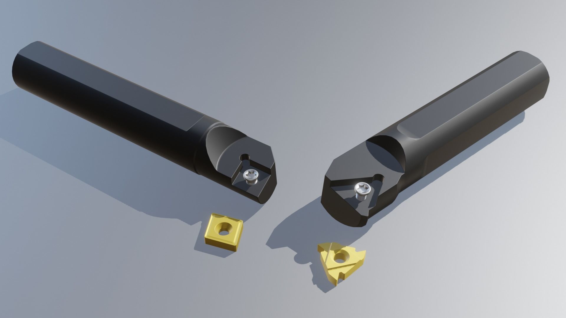 Set of turning tools 3D model | CGTrader