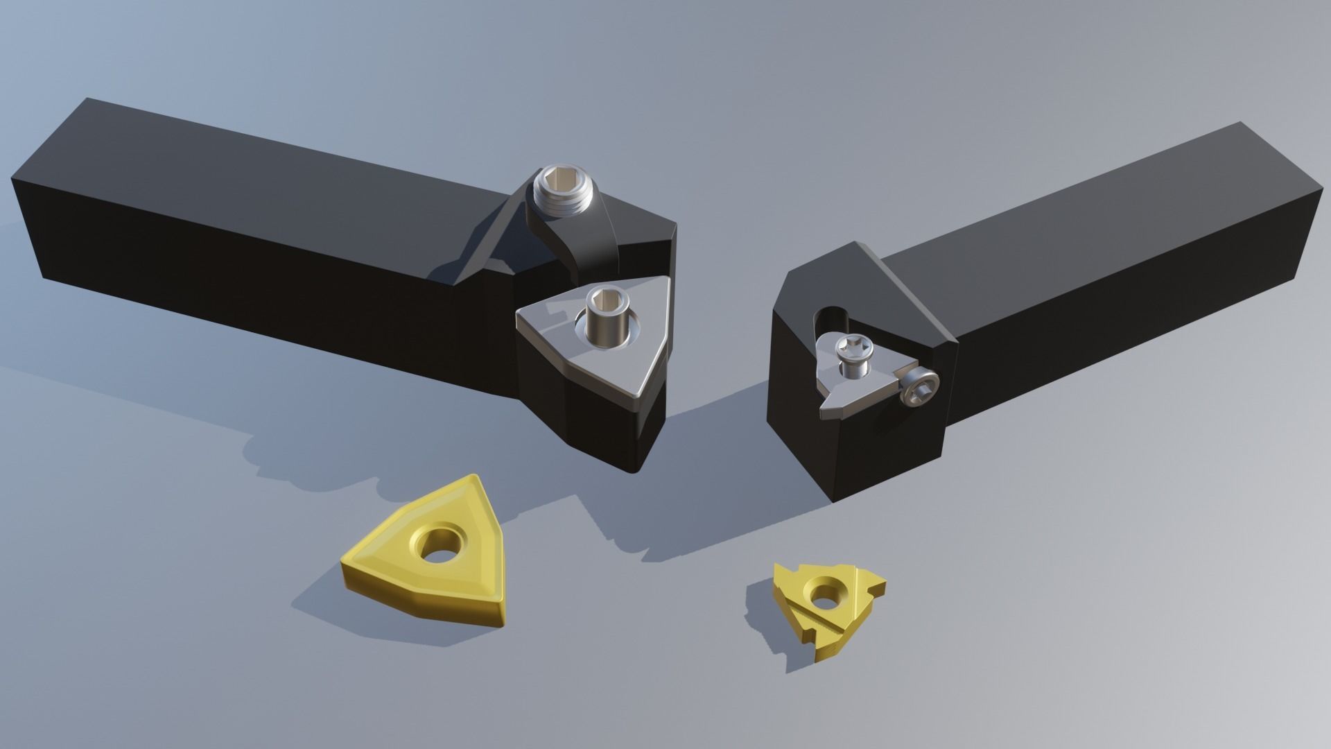 Set of turning tools 3D model | CGTrader