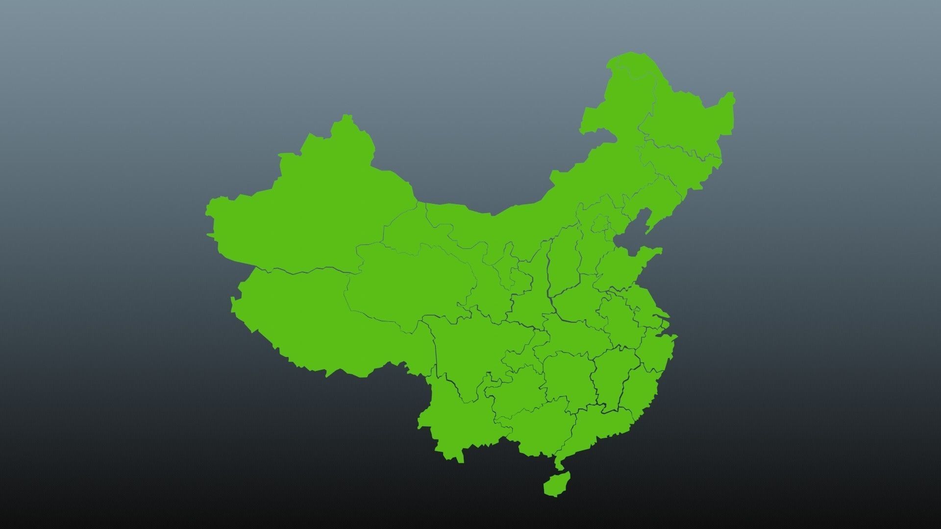 China map symbol 3 3D model | CGTrader