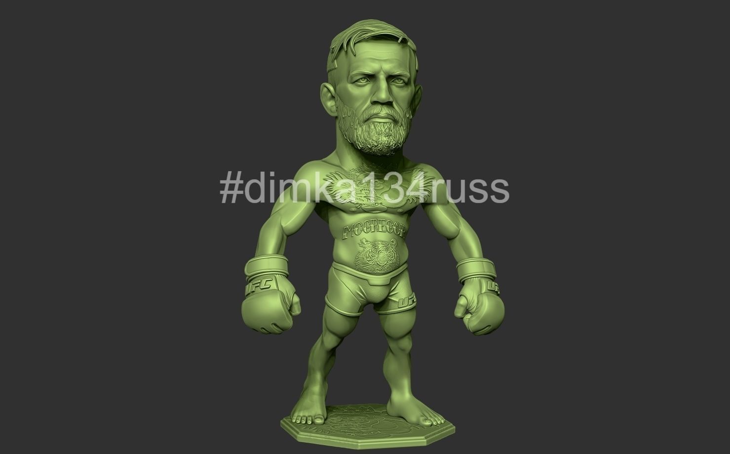 Conor McGregor 3D model 3D printable | CGTrader