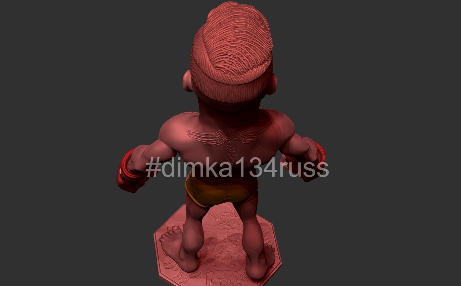 Conor McGregor 3D model 3D printable | CGTrader