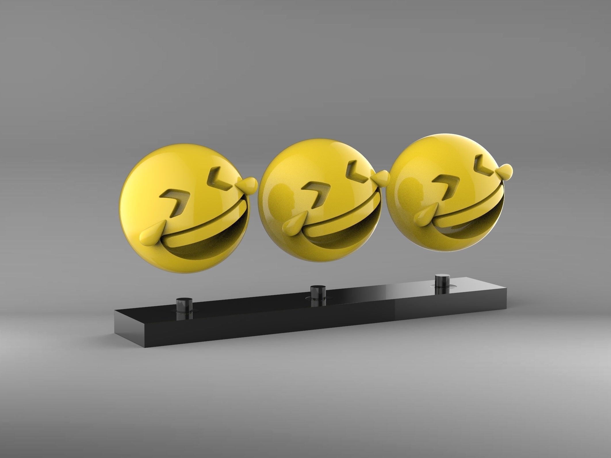 LMAO Emoji Desktop Display Piece 3D model 3D printable | CGTrader