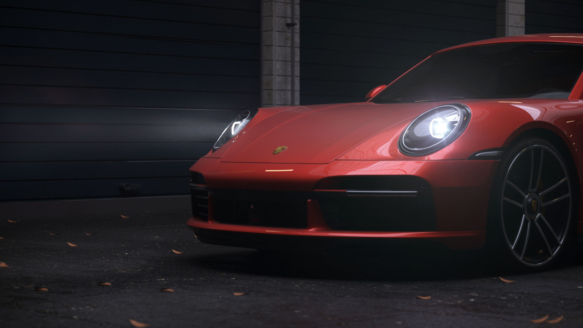 Car Render Scene - Garages - Corona render 3D model rigged | CGTrader