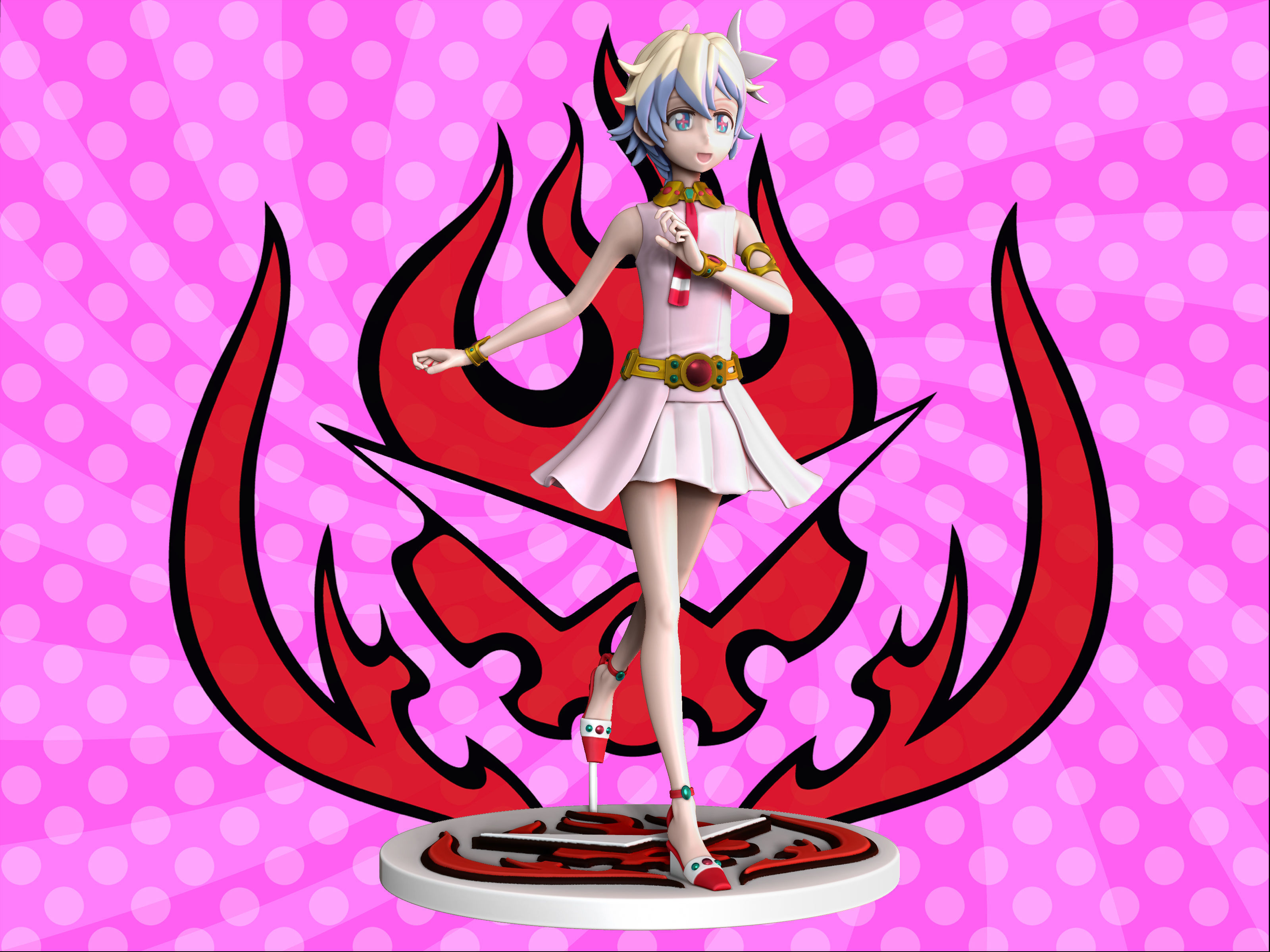 Nia teppelin 3d figure 3D model 3D printable | CGTrader