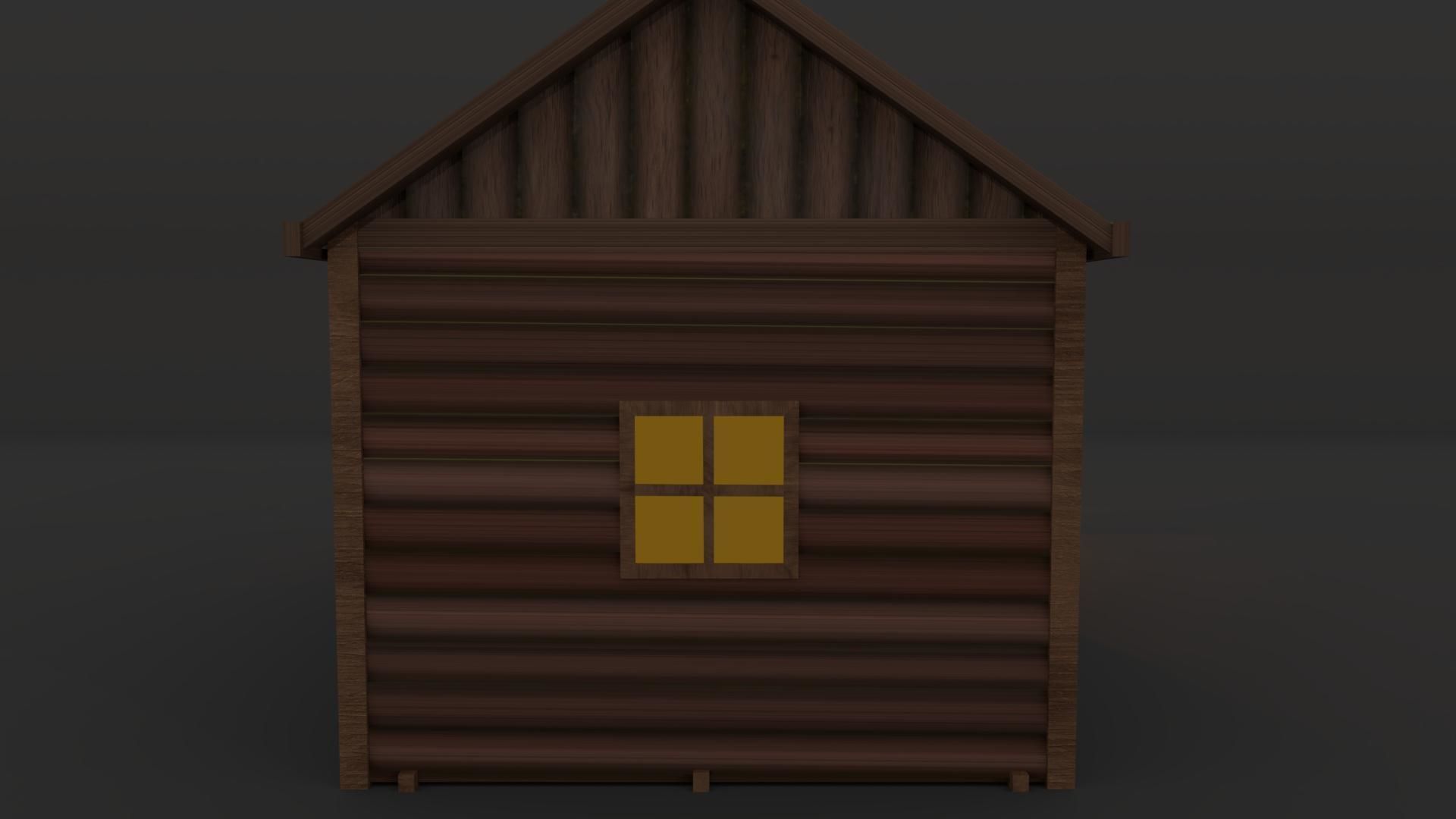 Wooden Cabin free VR / AR / low-poly 3D model | CGTrader