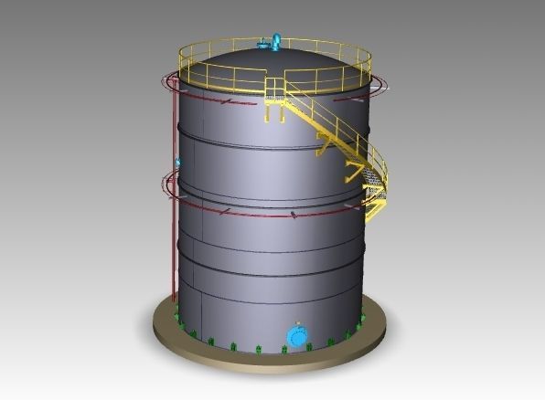 Tank chemical free 3D model | CGTrader
