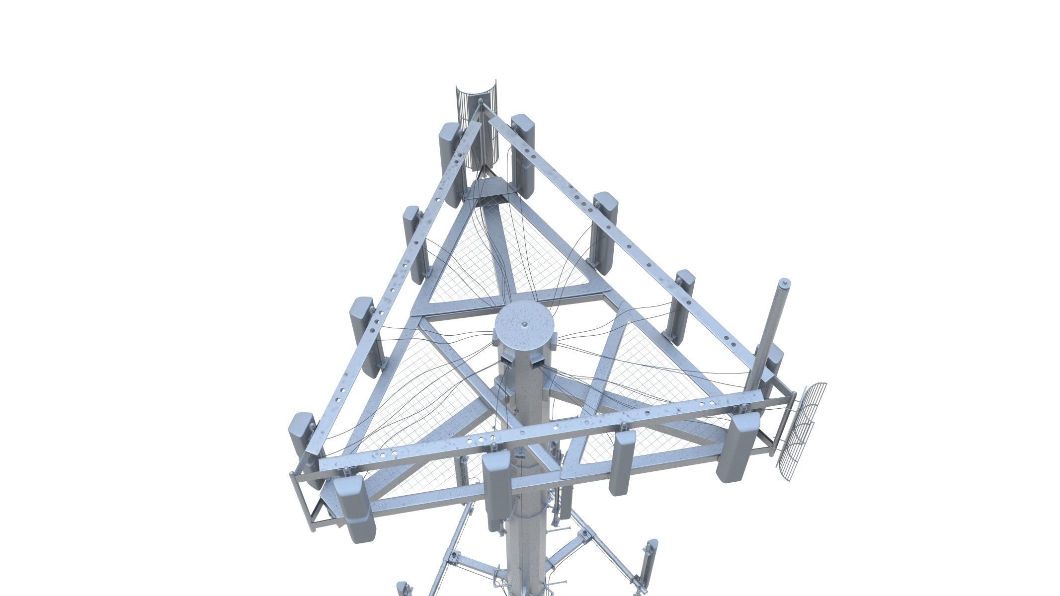 Telecommunication Tower 01 3D model | CGTrader