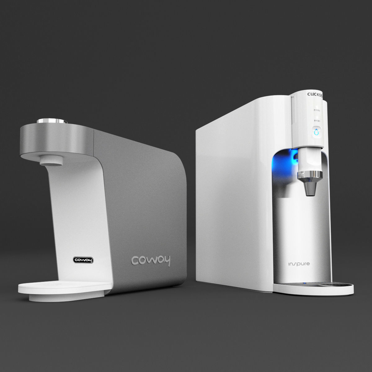 water purifier coway and cuckoo 3D model | CGTrader