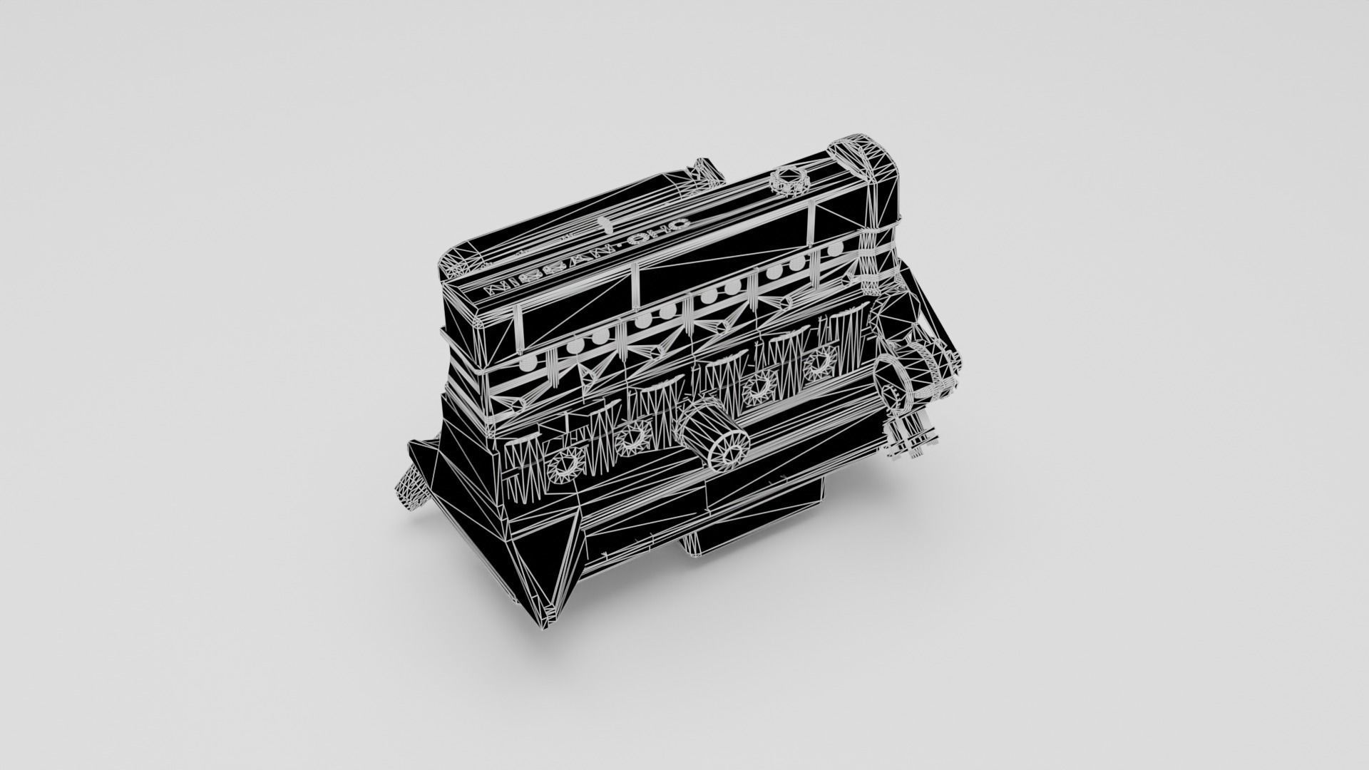 3D model Nissan L28 Engine VR / AR / low-poly | CGTrader