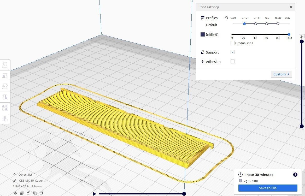 The cartridge slot cover for CASIO MSX MX-10 MX-101 free 3D model 3D ...