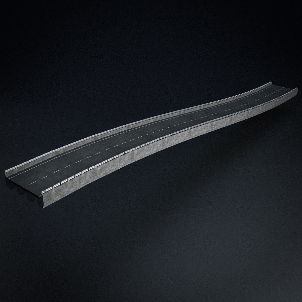 3D model HIGHWAY AND ROAD SET ESSENTIAL PACK VR / AR / low-poly | CGTrader