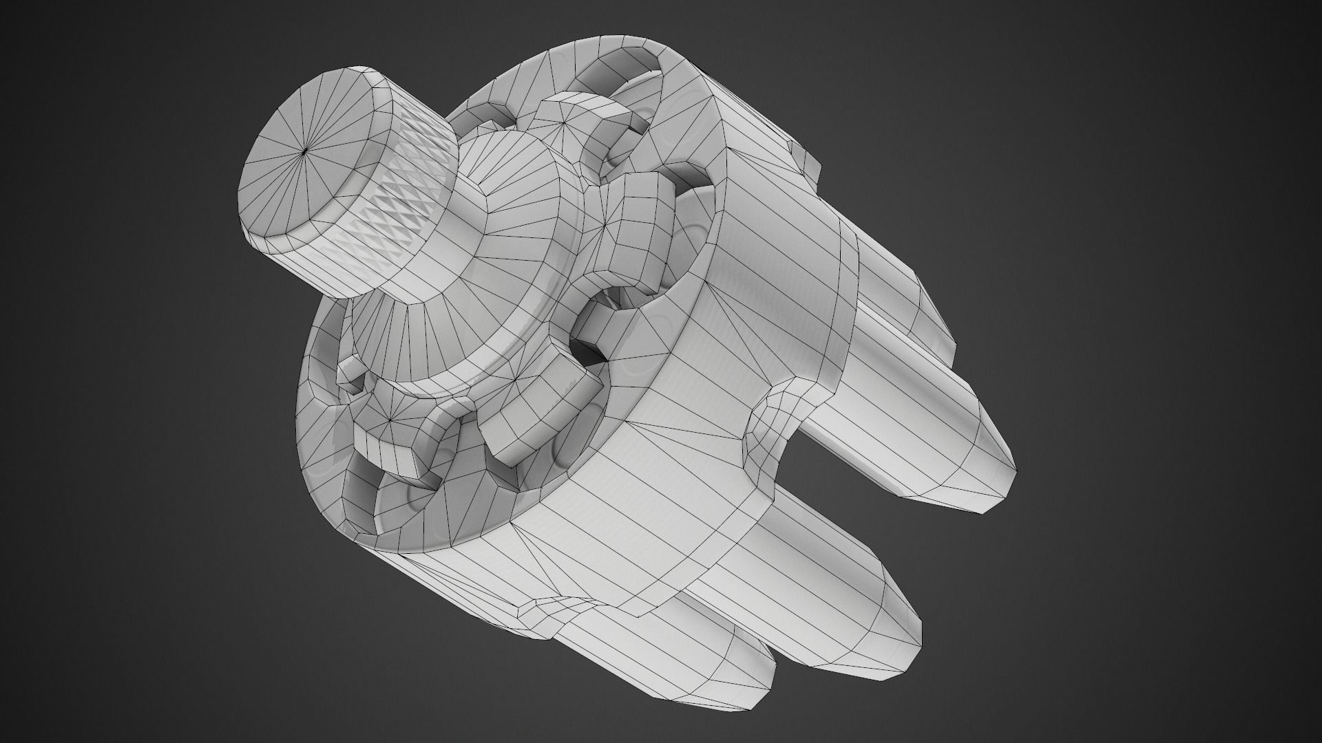 3D model Revolver Speedloader - Realtime render - 3D VR AR game ready ...