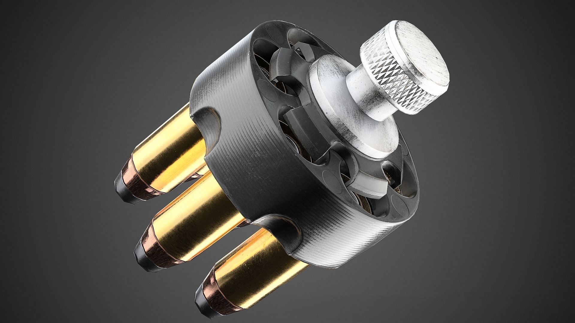 3D model Revolver Speedloader - Realtime render - 3D VR AR game ready ...