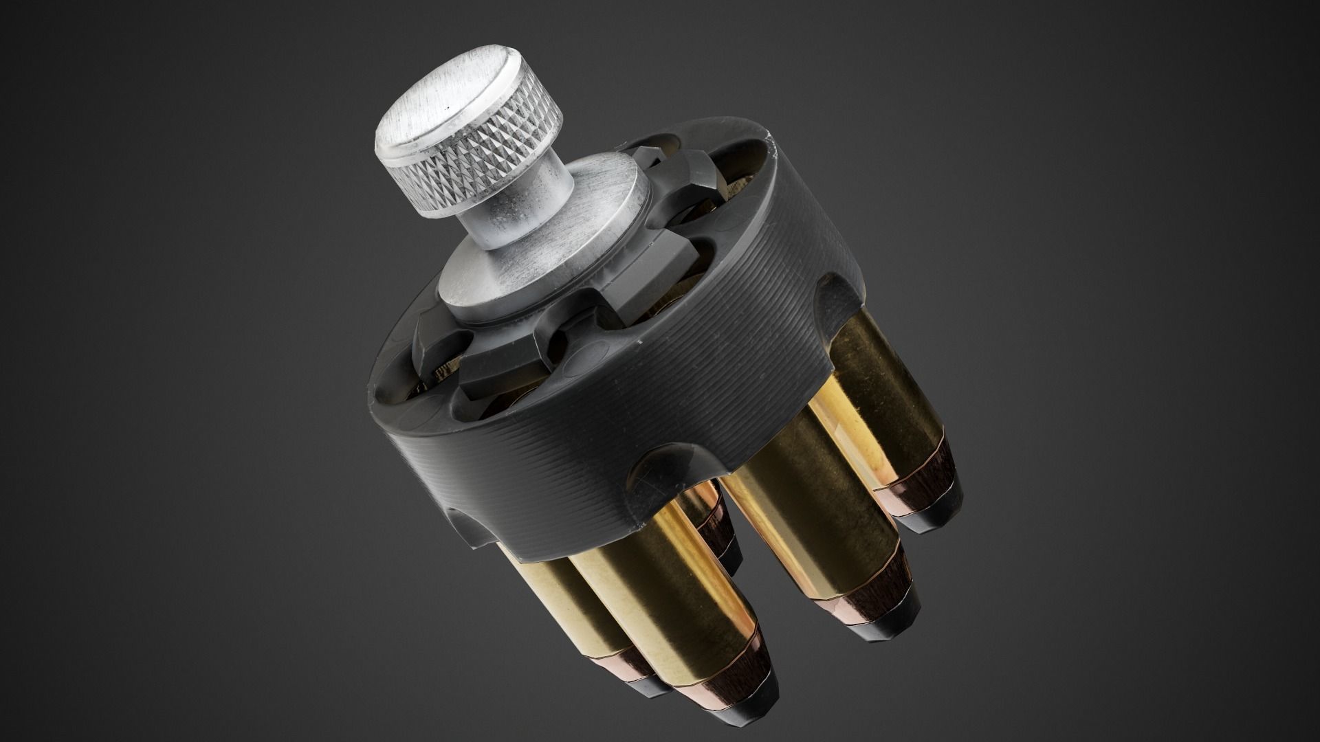 3D model Revolver Speedloader - Realtime render - 3D VR AR game ready ...