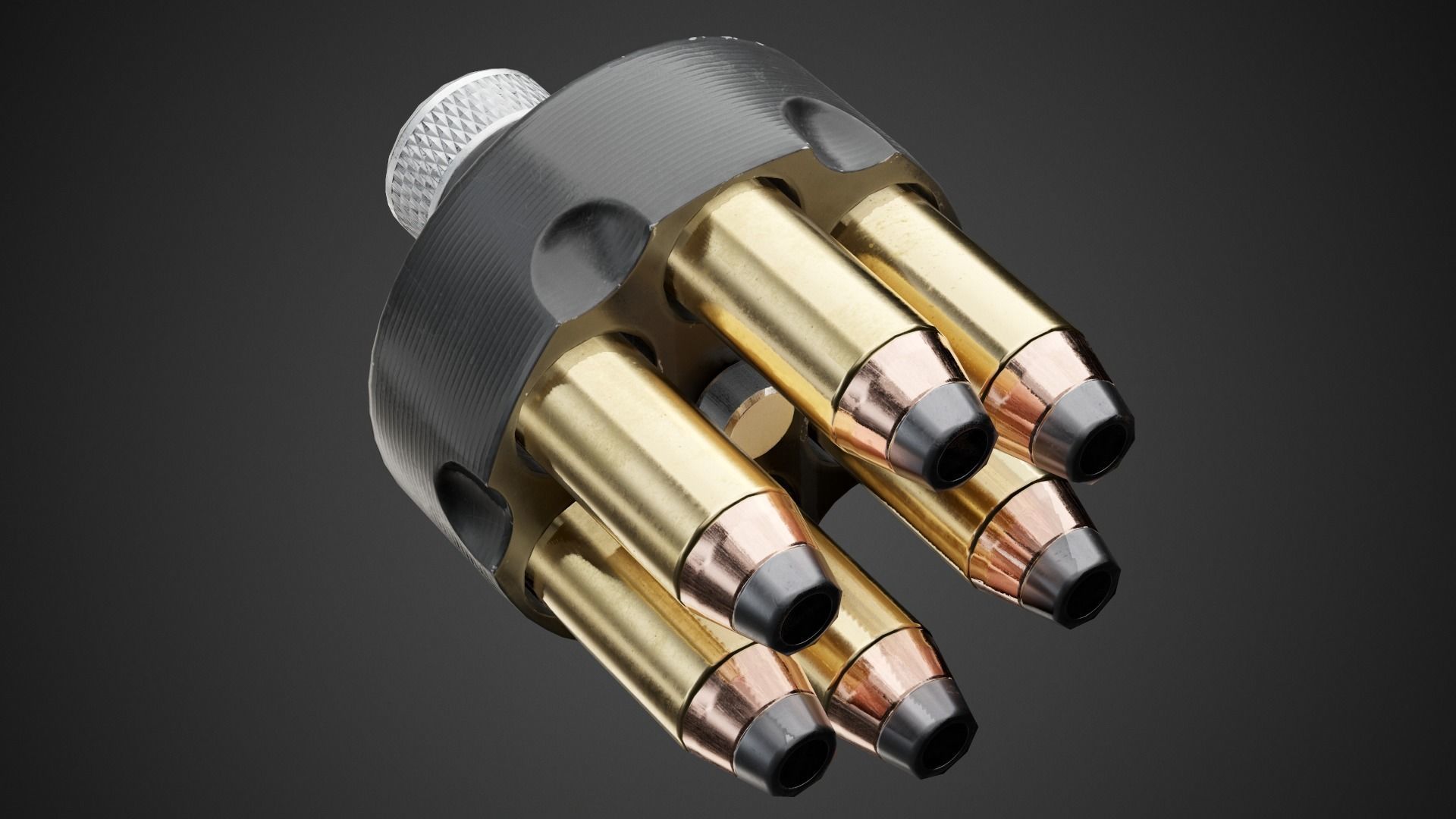 3D model Revolver Speedloader - Realtime render - 3D VR AR game ready ...