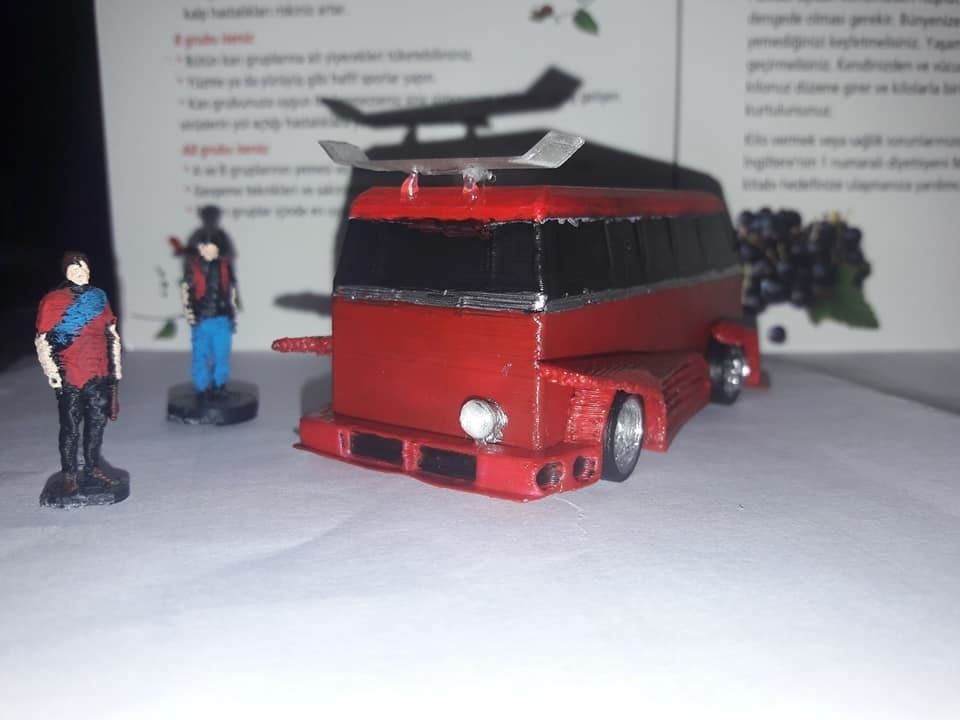 minibus stl vw bus 3D model 3D printable | CGTrader