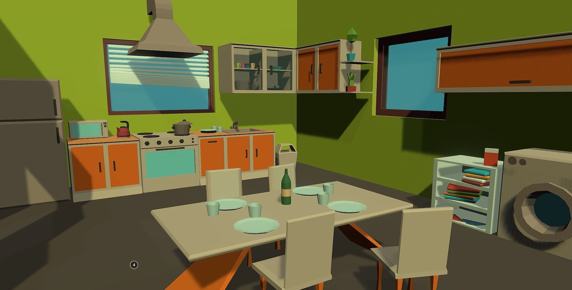 3D model Isometric low poly house VR / AR / low-poly | CGTrader