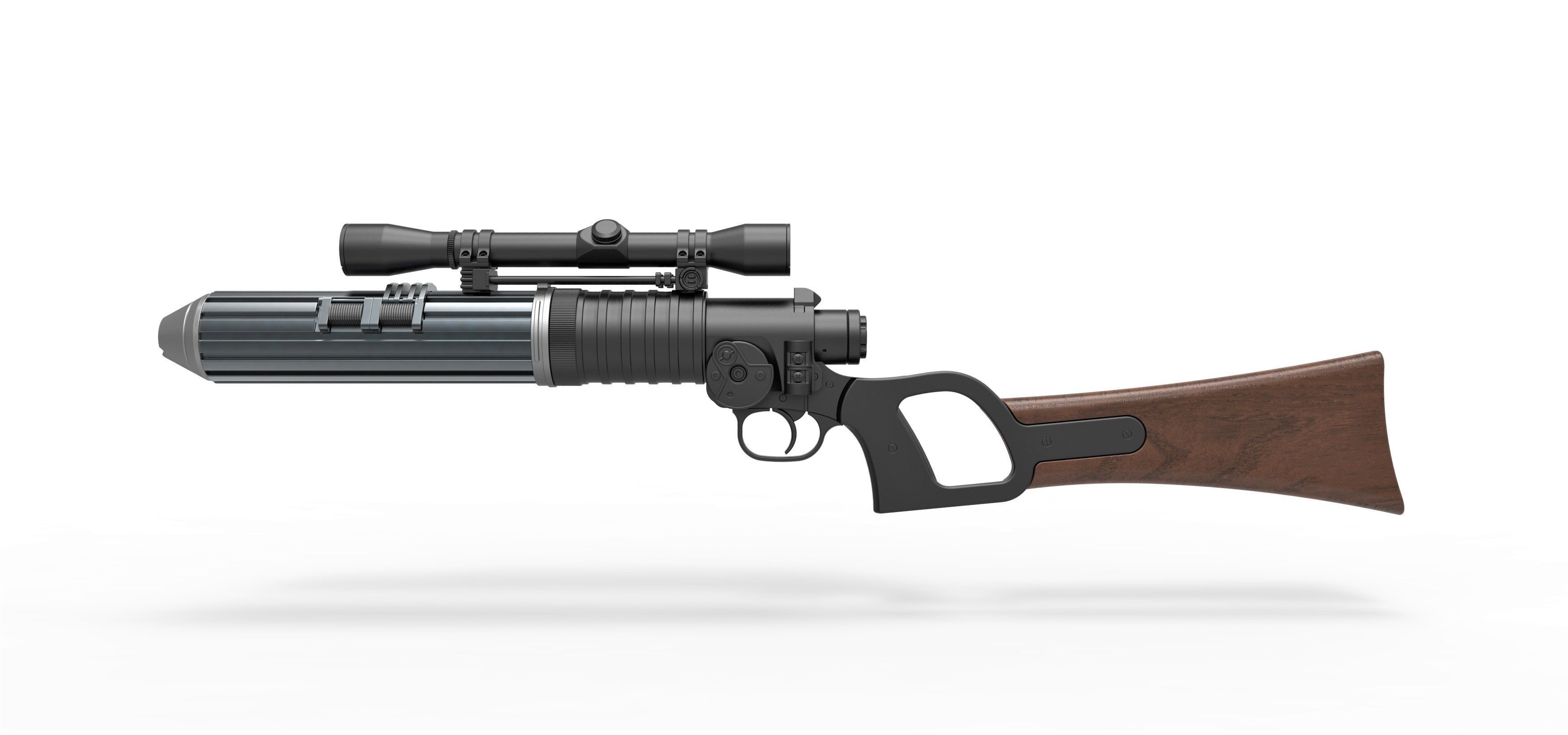 Boba Fett blaster carbine from The Mandalorian TV series 3D model ...