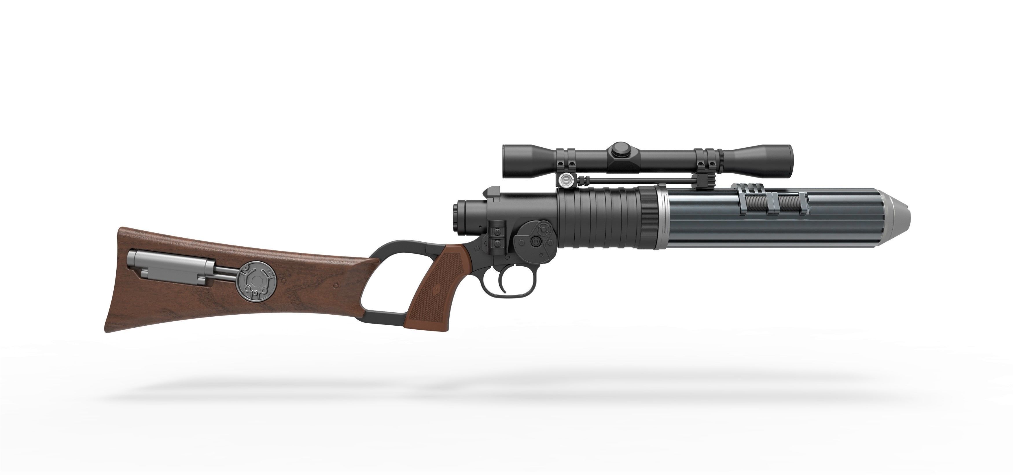 Boba Fett blaster carbine from The Mandalorian TV series 3D model ...