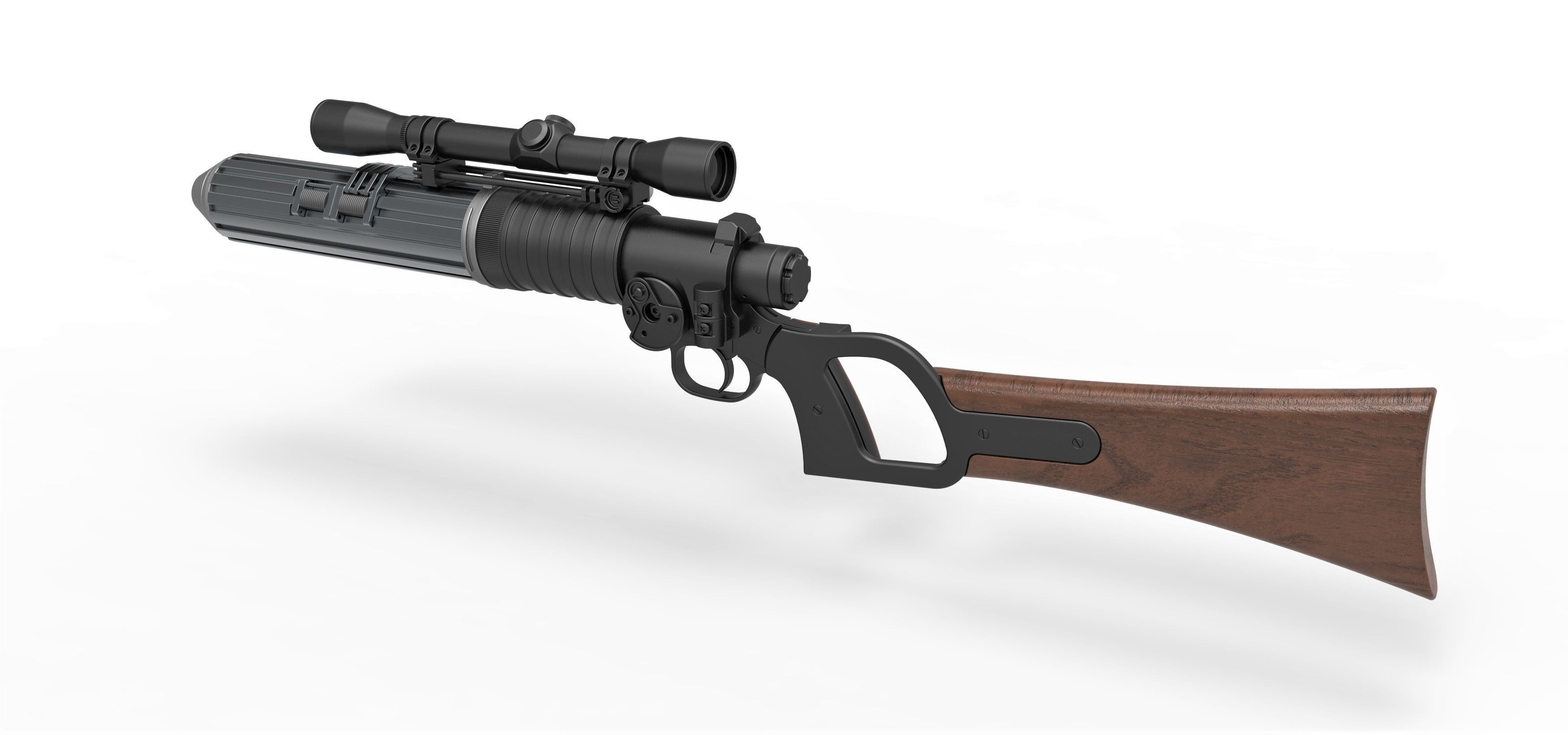 Boba Fett blaster carbine from The Mandalorian TV series 3D model ...