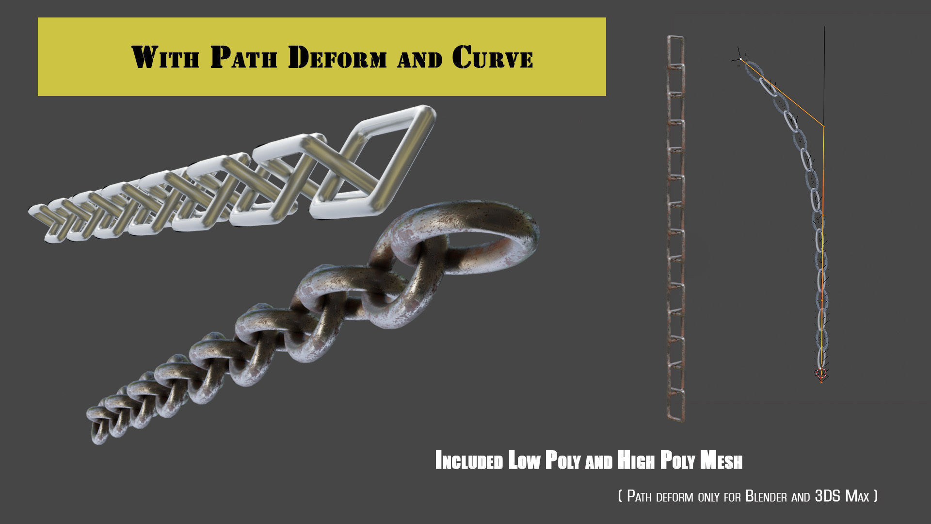 3D Model Collection Pack Plane Chains Models PBR VR / AR / low-poly ...