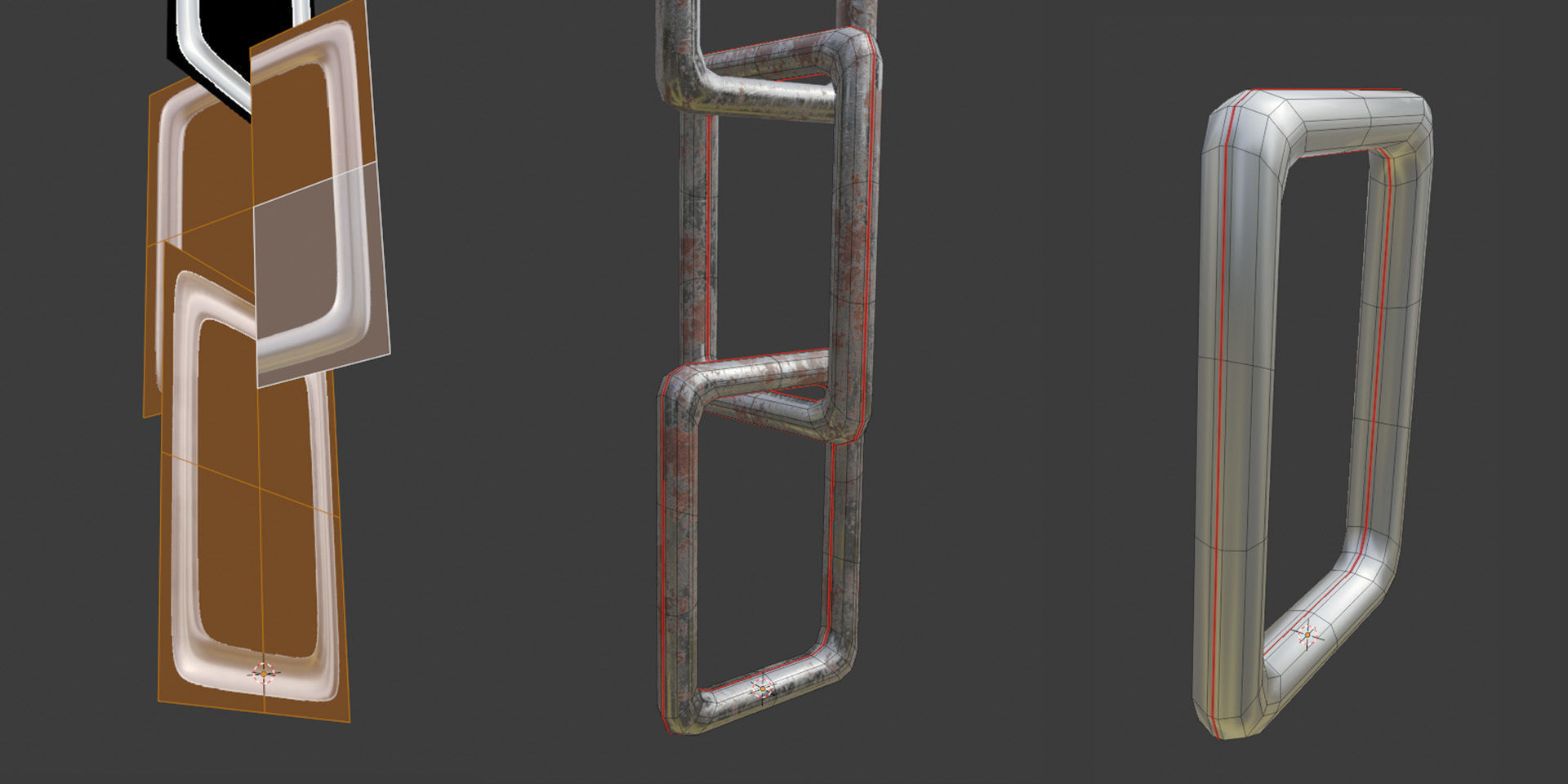 3D Model Collection Pack Plane Chains Models PBR VR / AR / low-poly ...