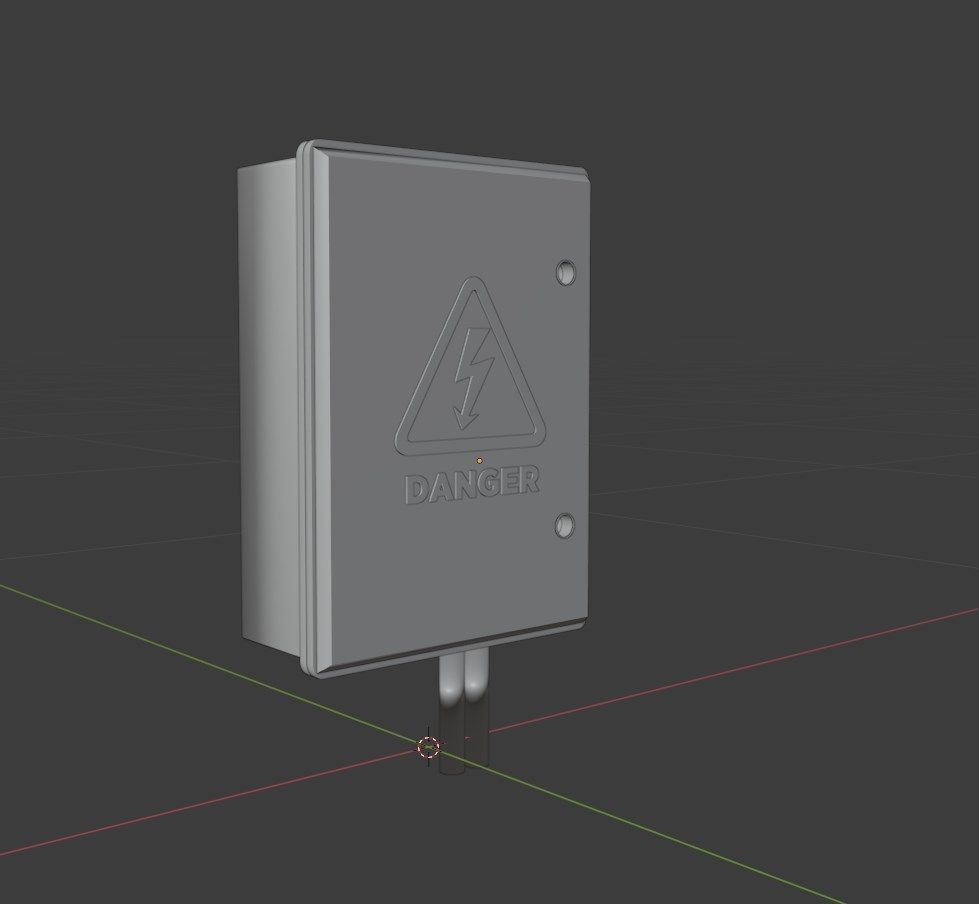 Electric Box free 3D model | CGTrader