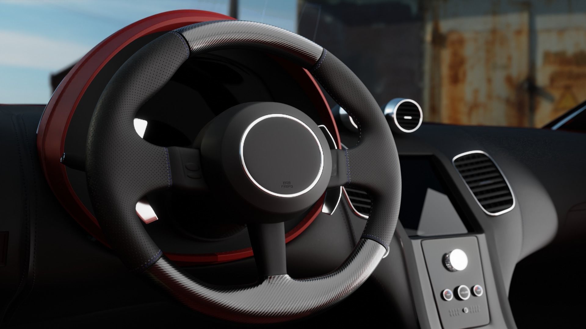 Generic Car Interior 3D model | CGTrader