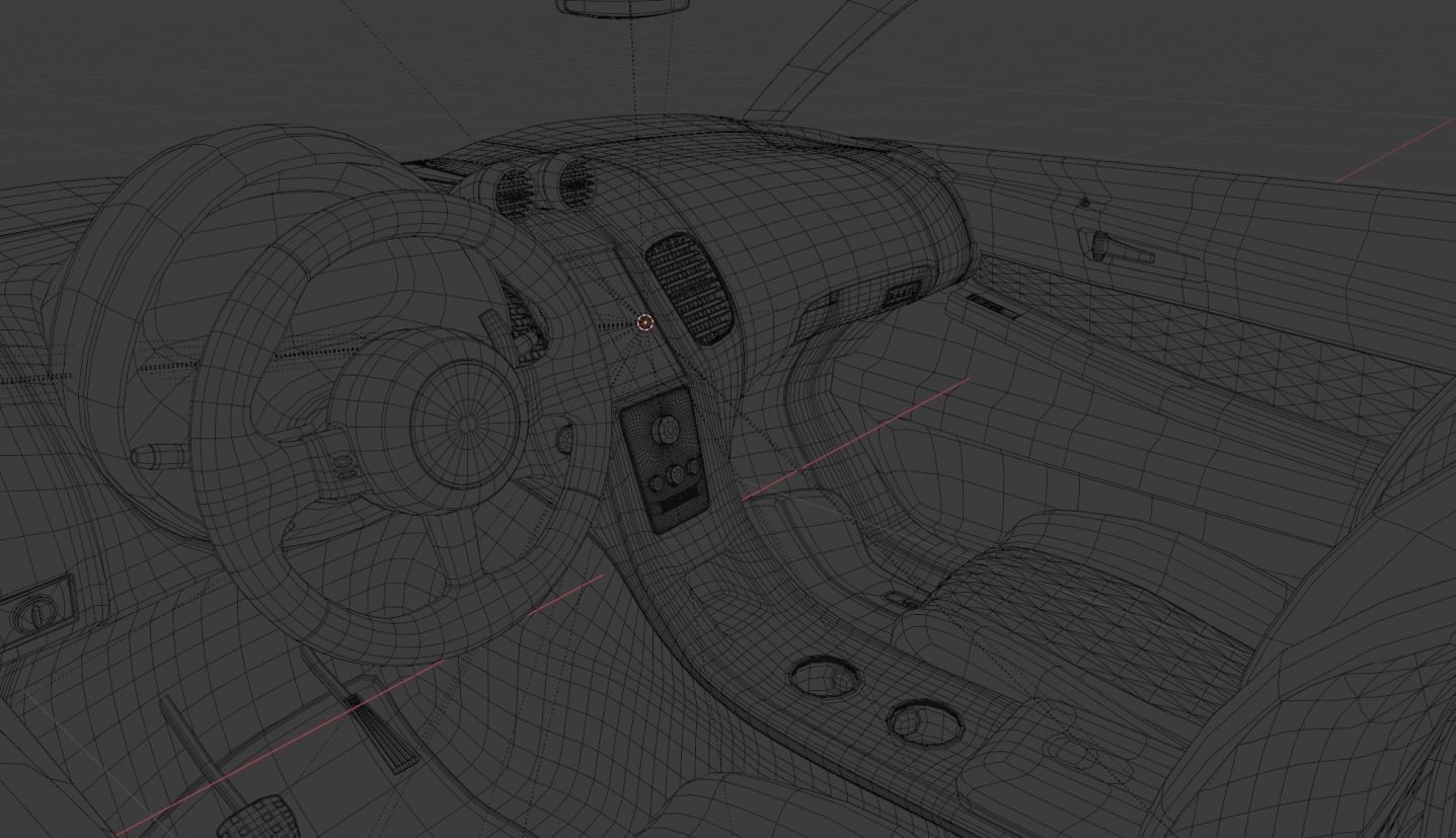 Generic Car Interior 3D model | CGTrader