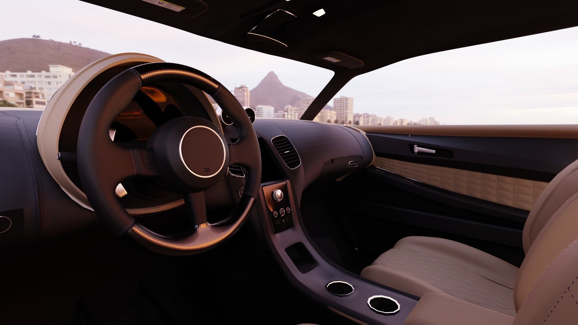 Generic Car Interior 3D model | CGTrader