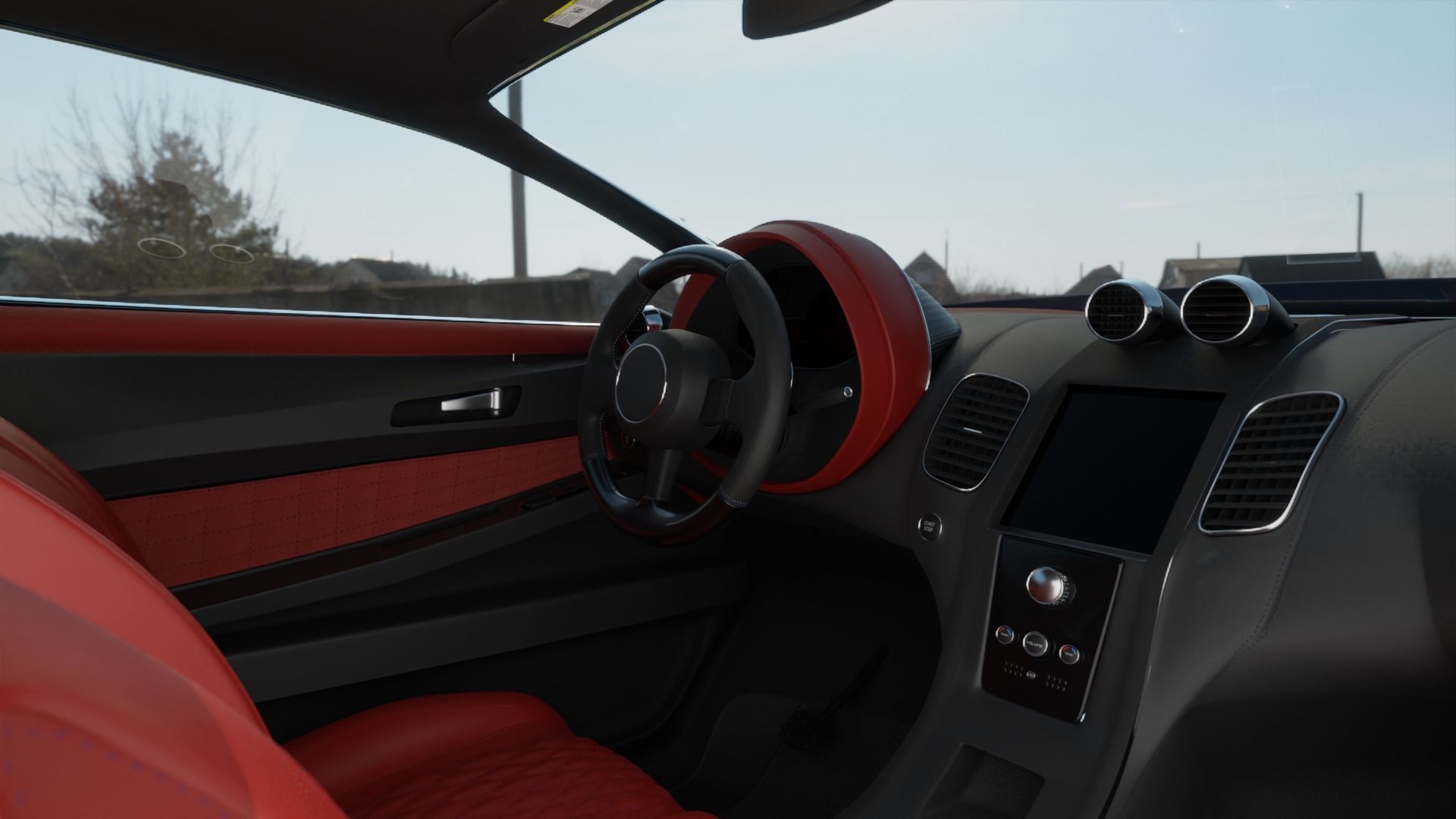Generic Car Interior 3D model | CGTrader