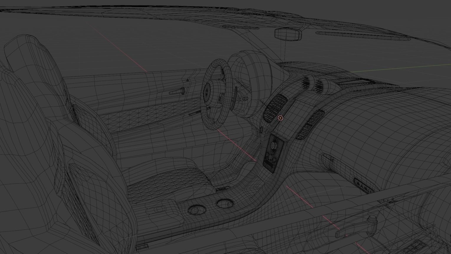 Generic Car Interior 3D model | CGTrader