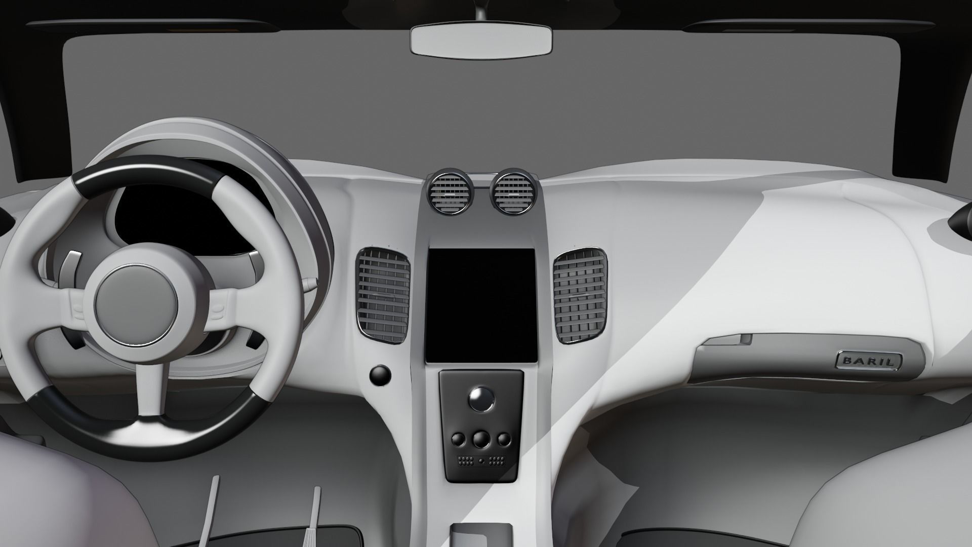 Generic Car Interior 3D model | CGTrader