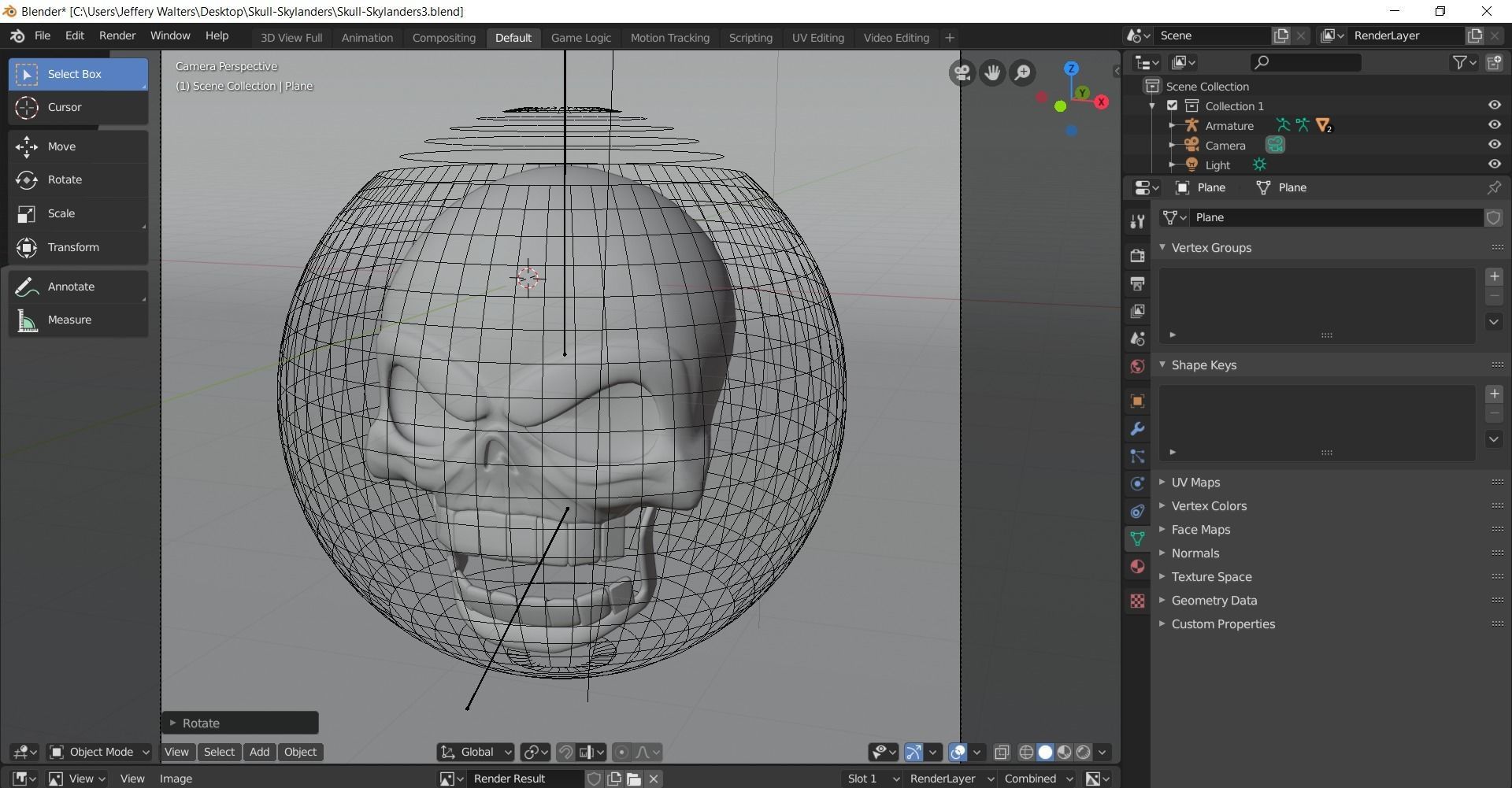 Skull Skylanders Academy Model 3D model rigged | CGTrader